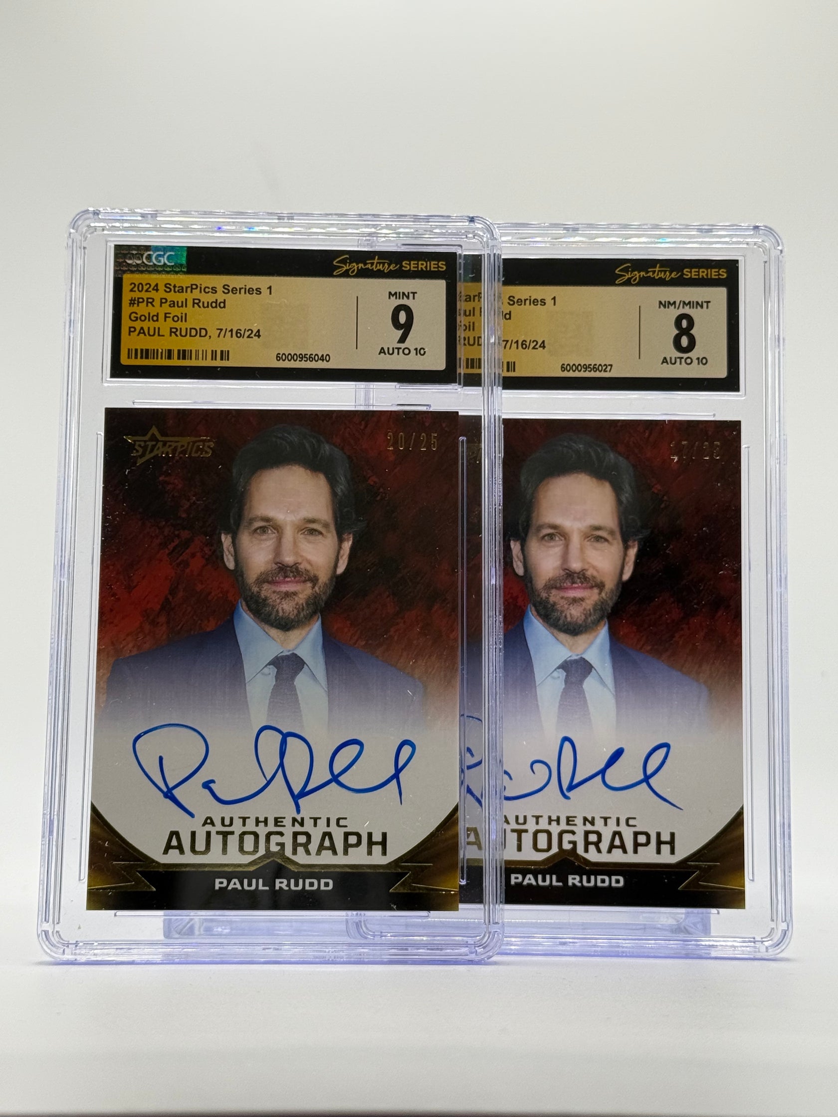 Paul Rudd Autographed Trading Card - Limited Edition – StarPics