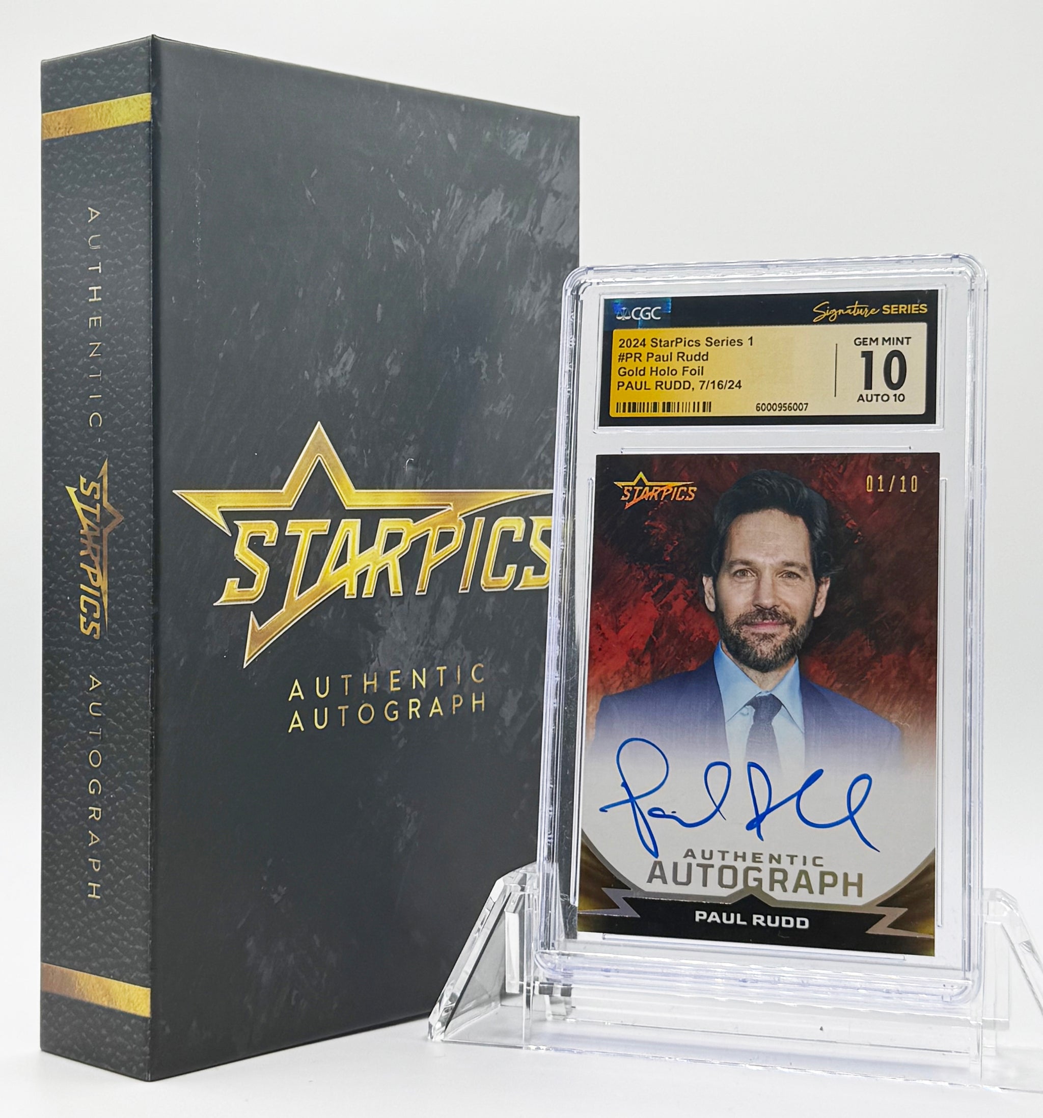 Paul Rudd Autographed Trading Card - Limited Edition – StarPics